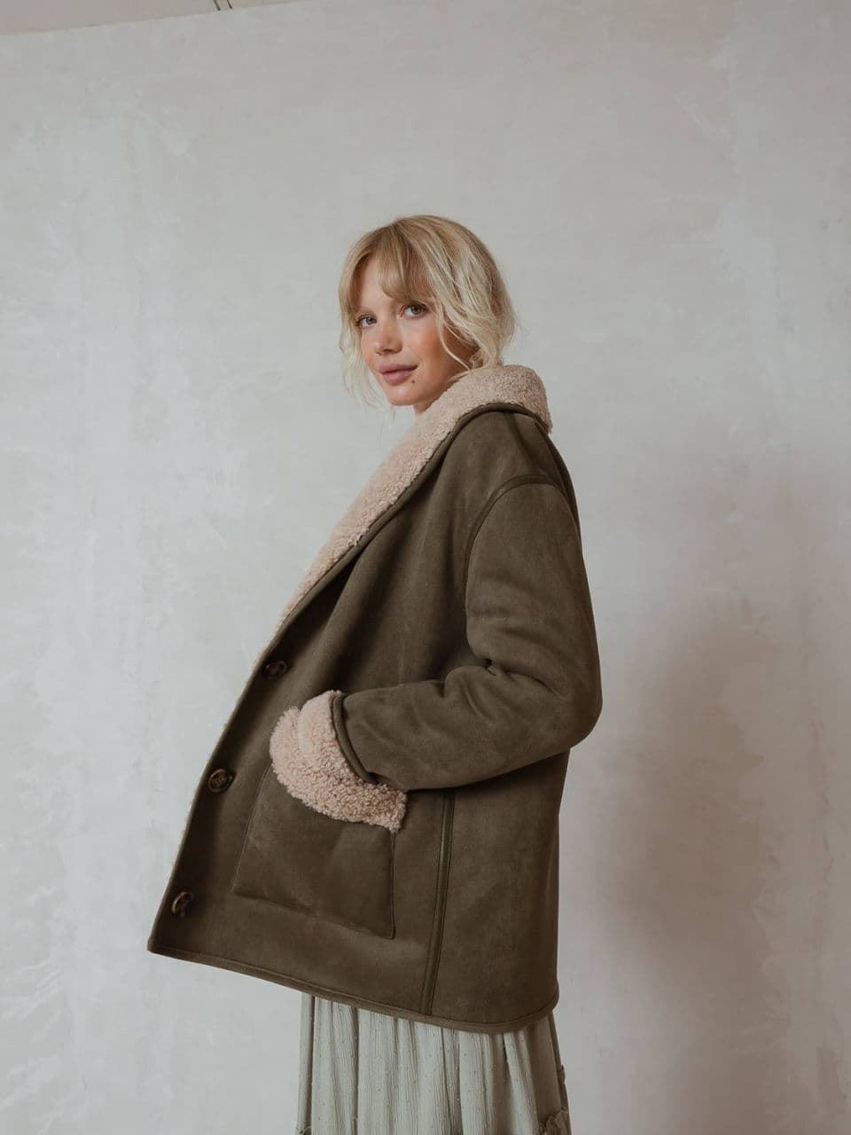 Abrigo indi&cold pelliza verde | Indi & Cold